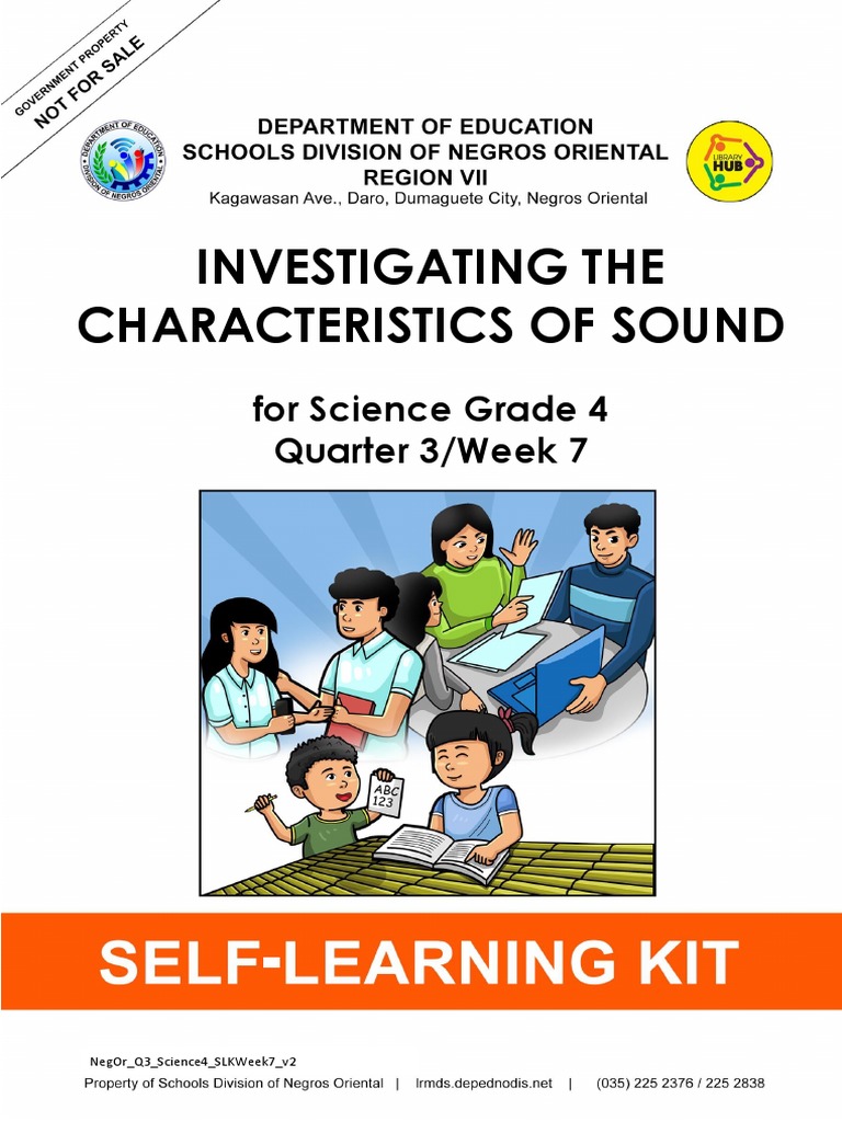 Investigating The Characteristics of Sound: For Science Grade 4 Quarter ...