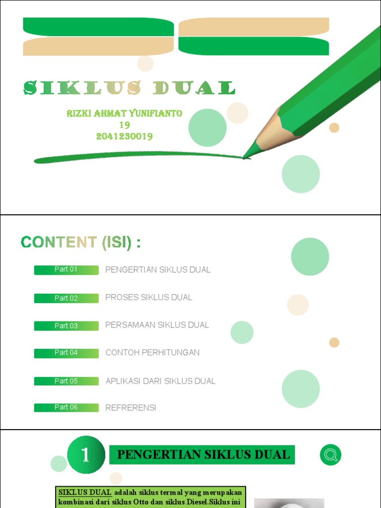 Analisis Siklus Dual | PDF