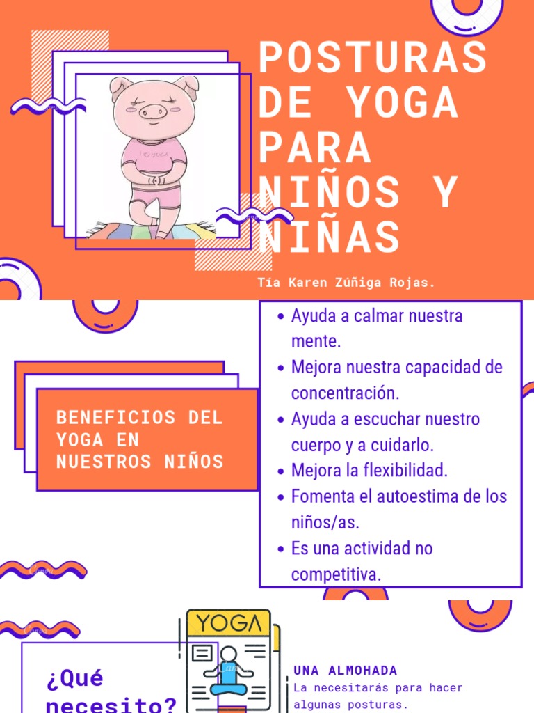 Posturas de Yoga para Ninos y Ninas | PDF