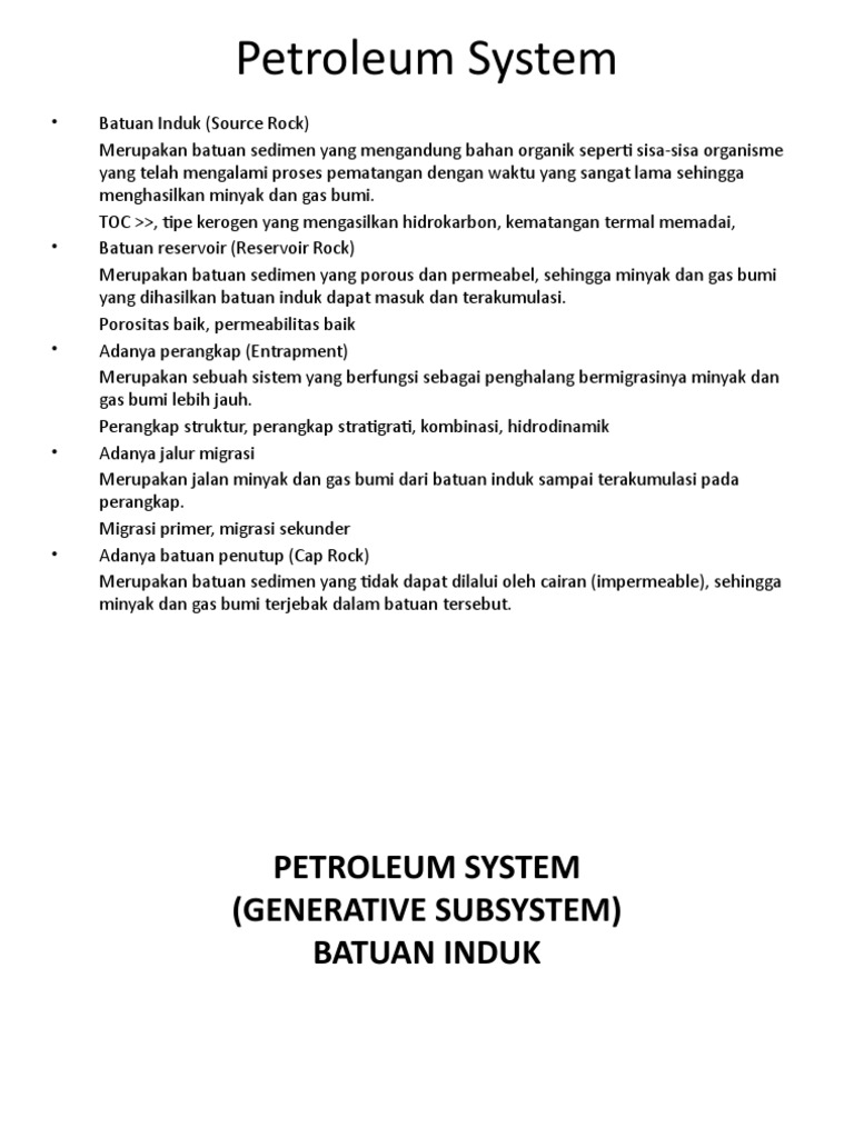 Kuliah 03 - Petroleum System | PDF