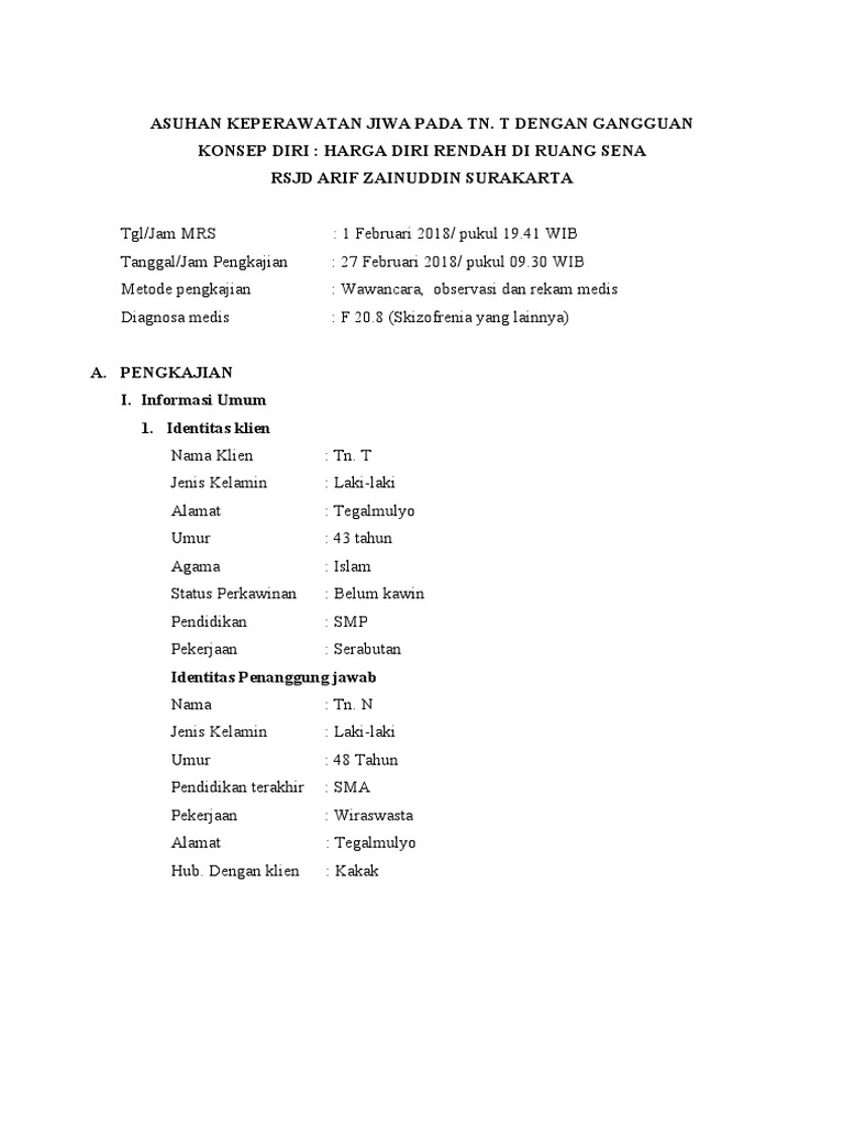 ASKEP JIWA HDR | PDF