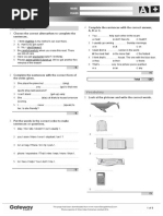 Answers To General English Test CAMBRIDGE | PDF