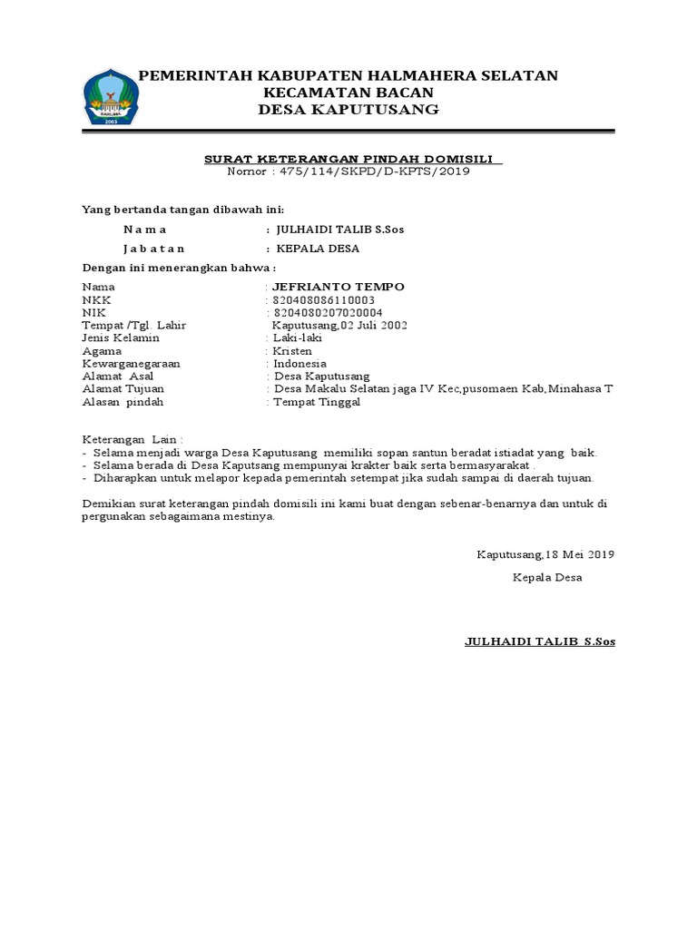 Pemerintah Kabupaten Halmahera Selatan | PDF