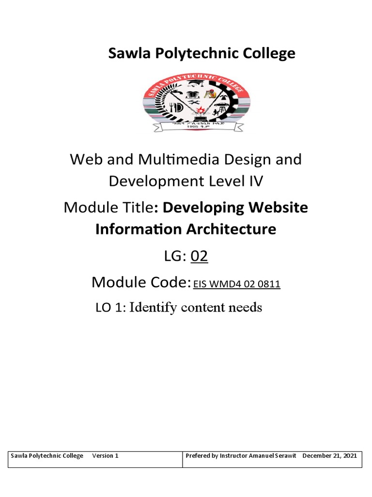 Website Information Architecture Guide | PDF