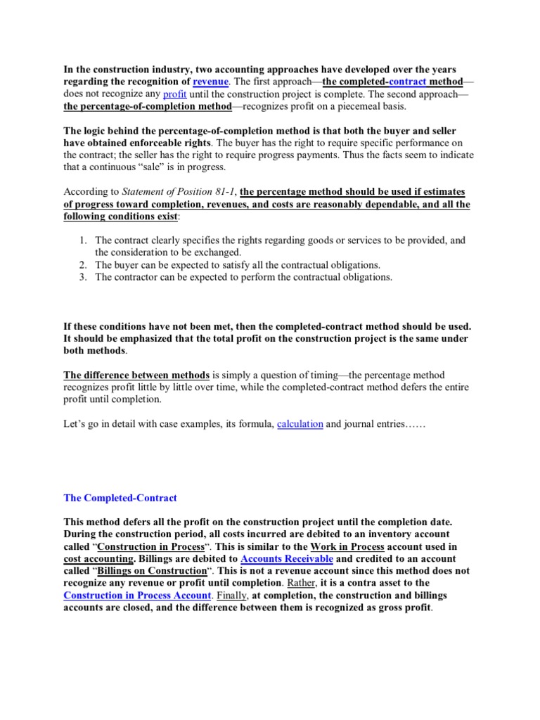 C Recognizes Profit On A Piecemeal Basis | PDF | Debits And Credits ...