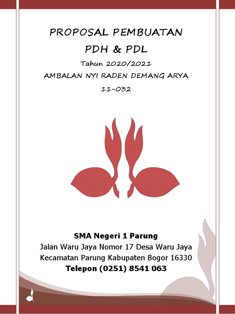 Proposal PDH & PDL Pramuka 2021 | PDF | Karier & Perkembangan | Bisnis
