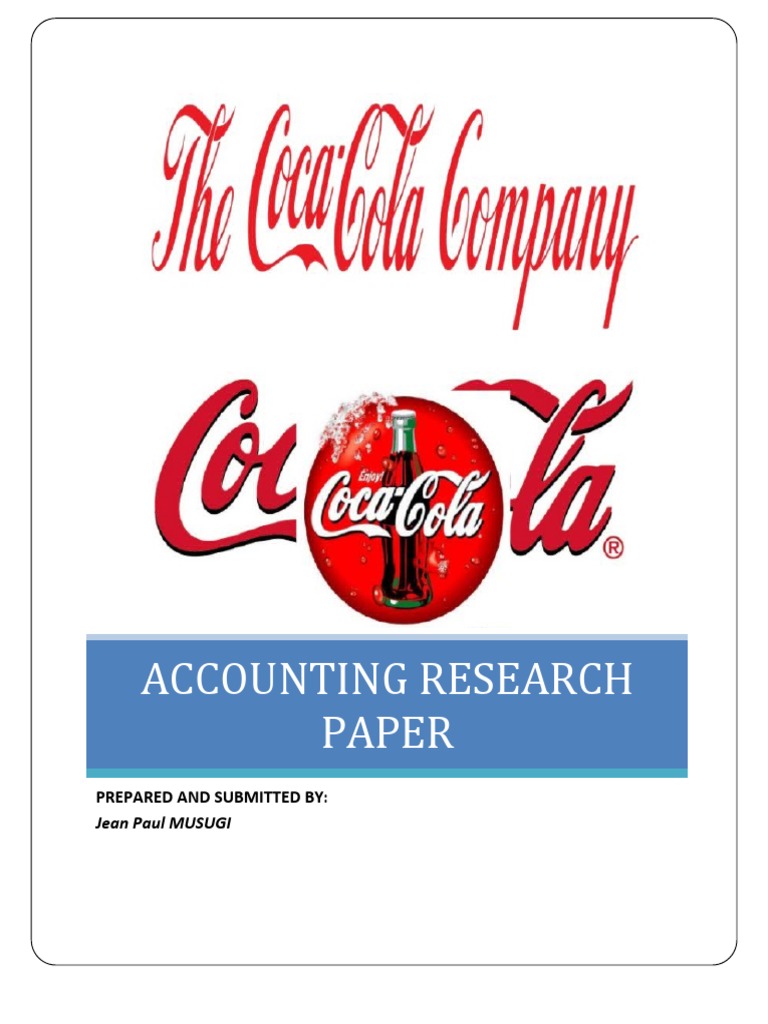 Coca-Cola Accounting Research Paper Analysis | PDF | The Coca Cola ...
