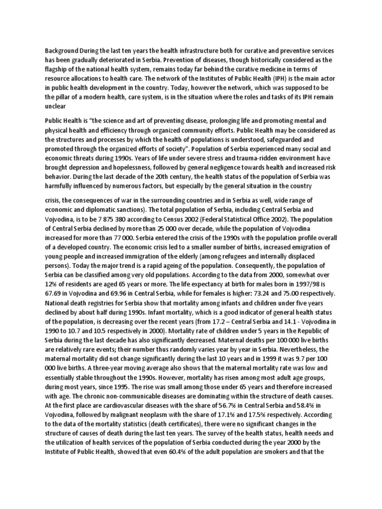 COMMUNITY HEALTH Project | PDF | Public Health | Epidemiology