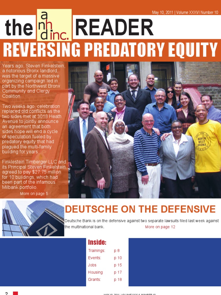 H Inc.: Reversing Predatory Equity | PDF | Mortgage Loan | Apprenticeship