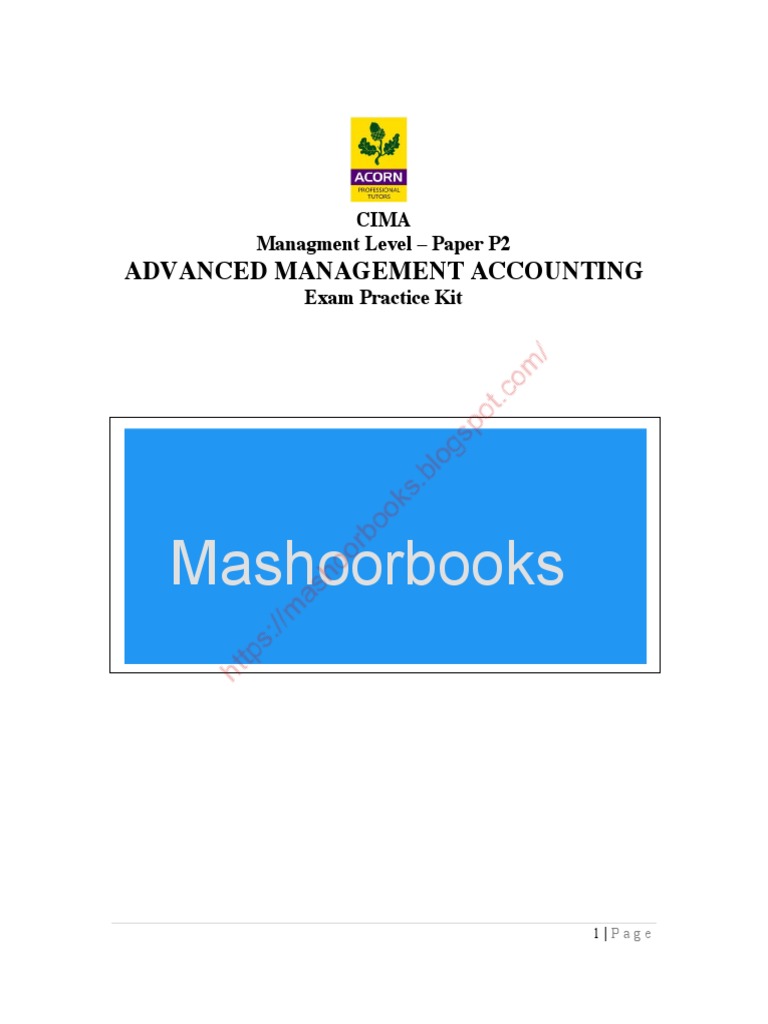 CIMA p2 Kit Mashoorbooks | PDF | Demand | Pricing