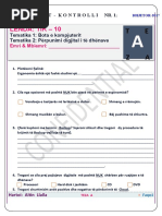 TIK 11 - Test 1 | PDF