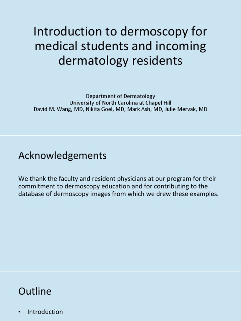 An Introduction to Dermoscopy: Enhancing Diagnostic Accuracy Through ...