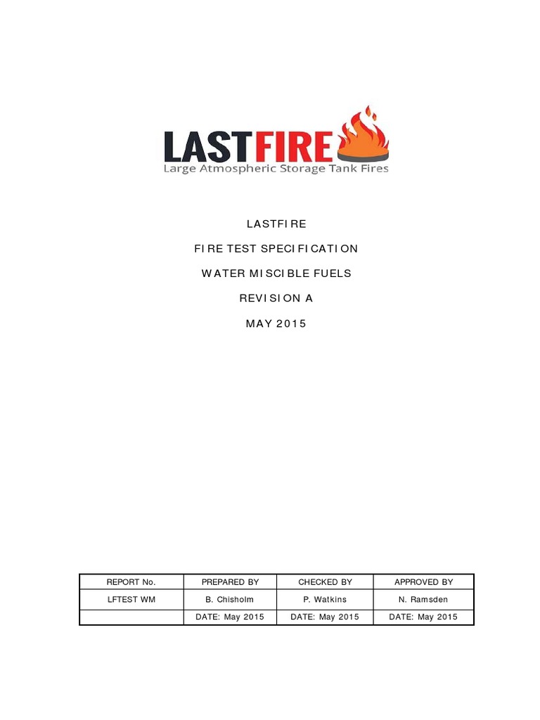 Lastfire Test Misibles en Agua | PDF | Water | Fires