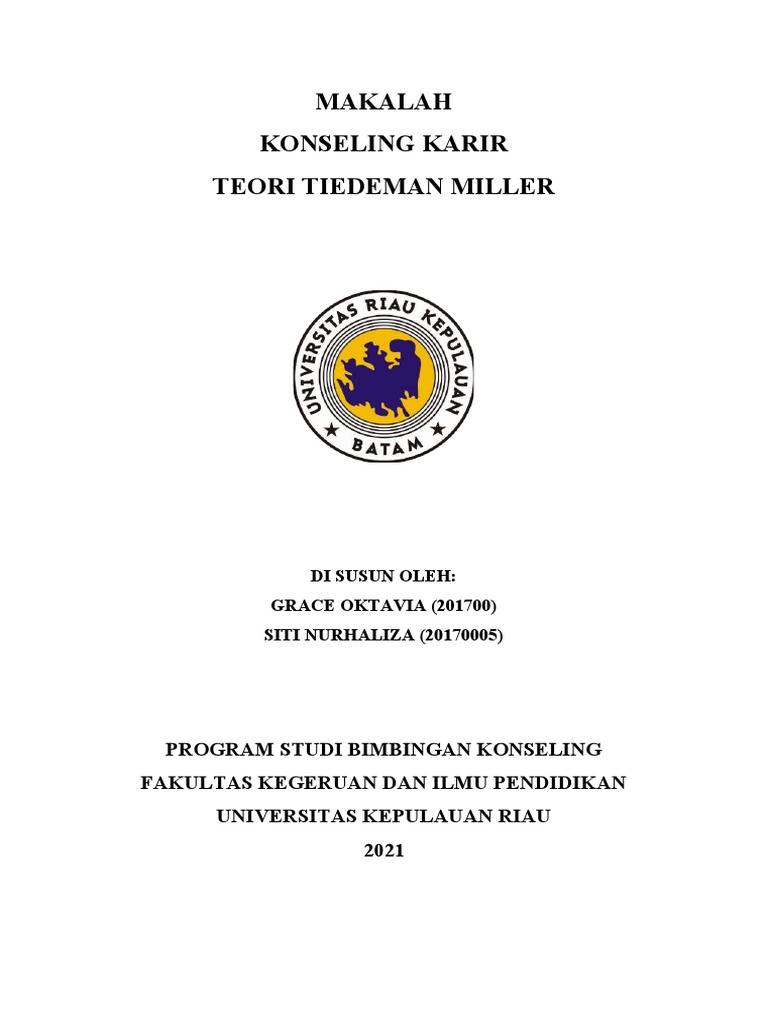 Teori Tiedeman-Miller dalam Konseling Karir | PDF