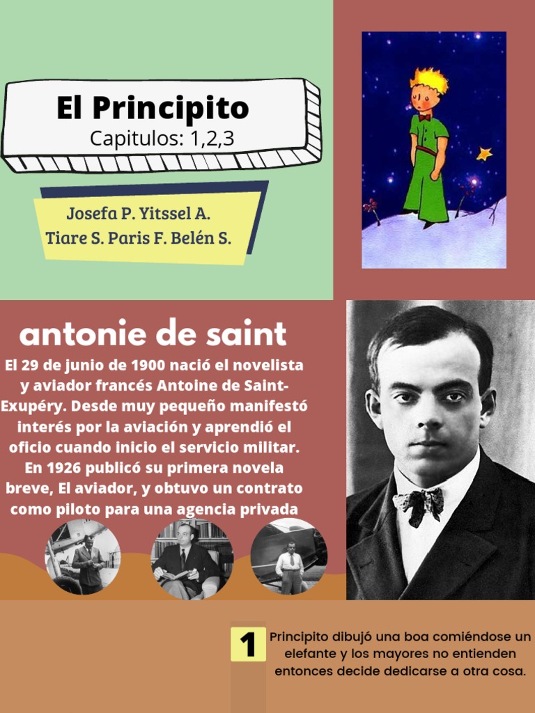 Análisis de "El Principito": Capítulos 1-3 | PDF | El Principito