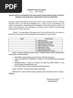BADAC Executive Order House Cluster | PDF | Public Law | Public Sphere