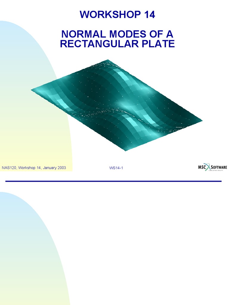WS14 Rect Plate Modes | PDF | Normal Mode | Materials Science