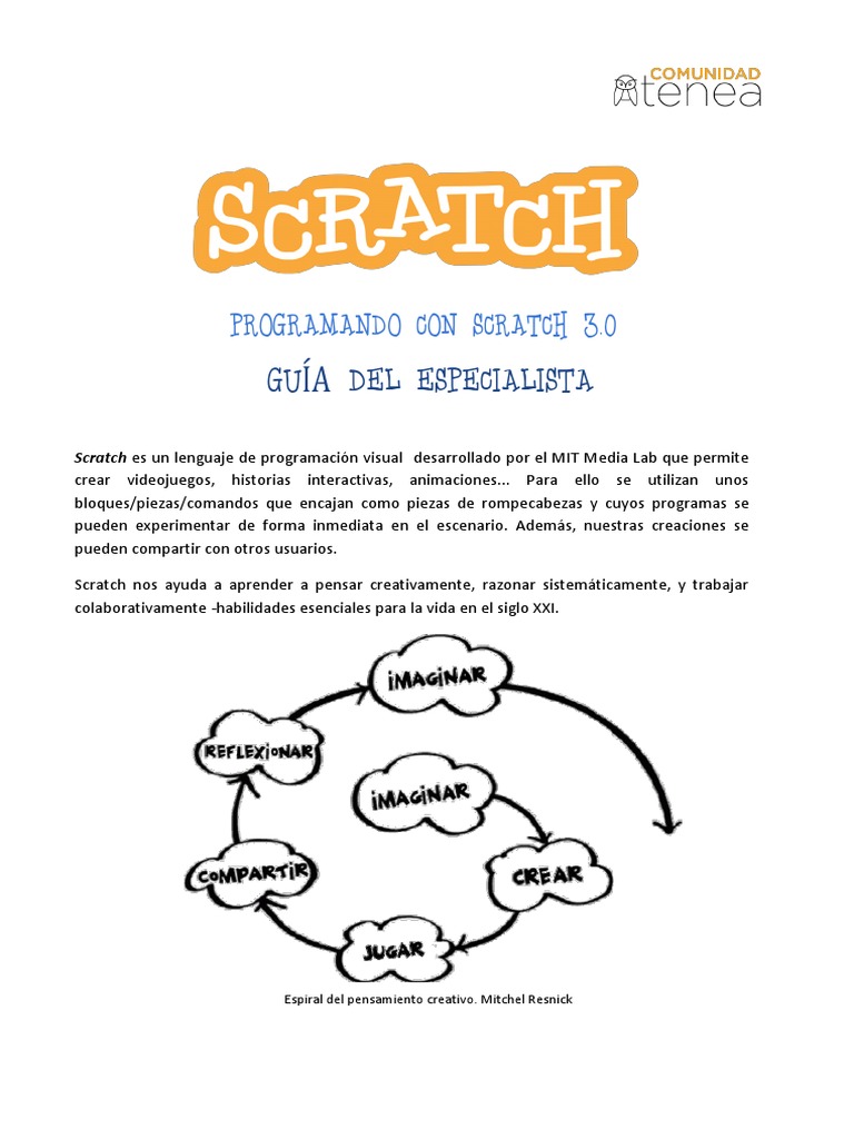 Scratch Comunidadatenea | PDF | Scratch (lenguaje de programación ...