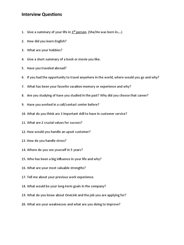 LOC Questions 1hh | PDF