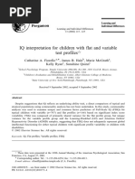 Fsiq Score Chart | PDF | Wechsler Adult Intelligence Scale ...