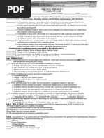 PRACTICAL RESEARCH 1 MIDTERM EXAM 2020 With Answers | PDF | Qualitative ...