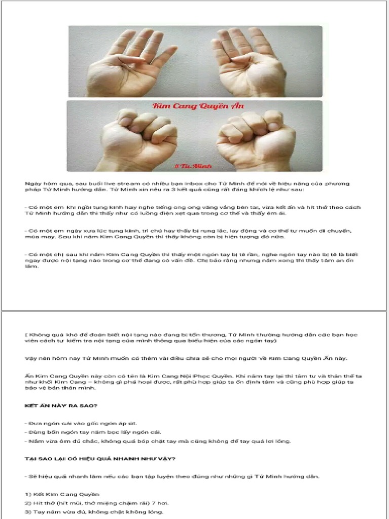 HIỆU NĂNG CỦA ẤN KIM CANG | PDF