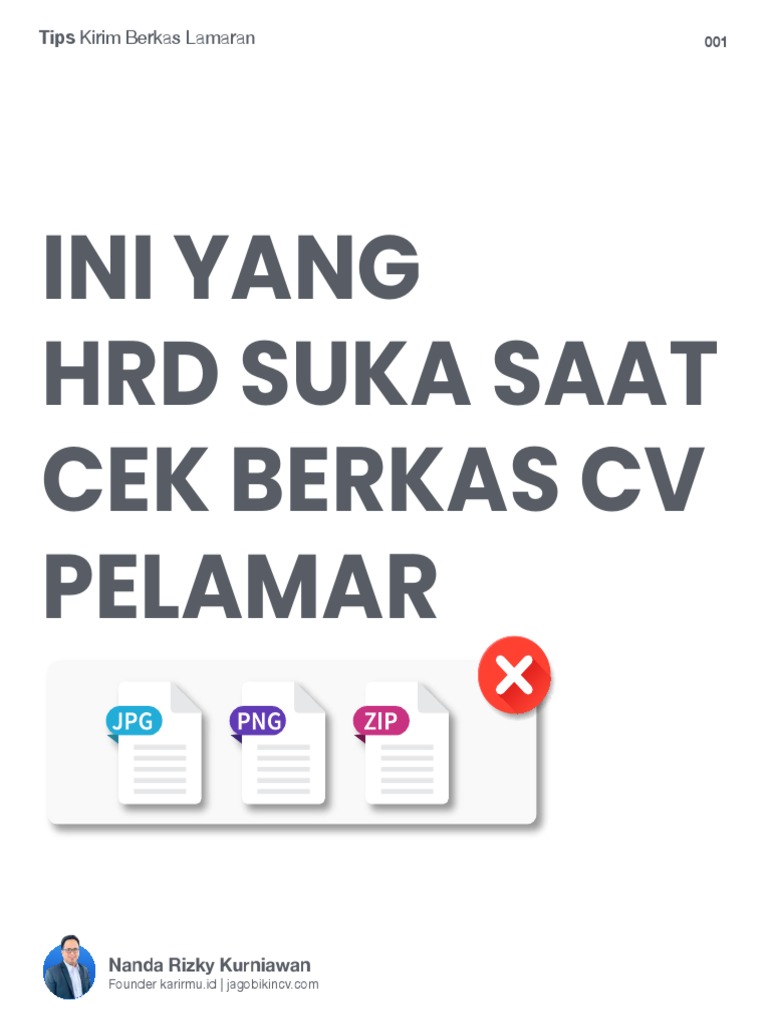 HRD Suka Cek Berkas Seperti Ini | PDF