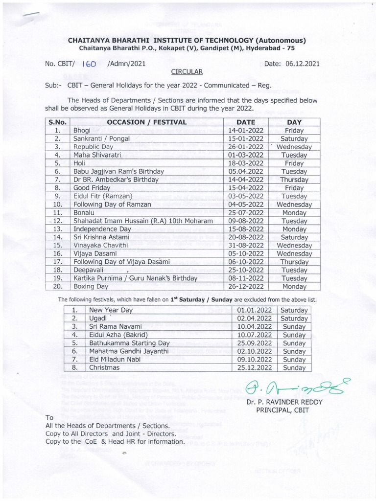 Holiday Schedule | PDF | Religious Holidays | Public Holiday