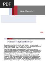 Loop Check Procedure PDF | PDF