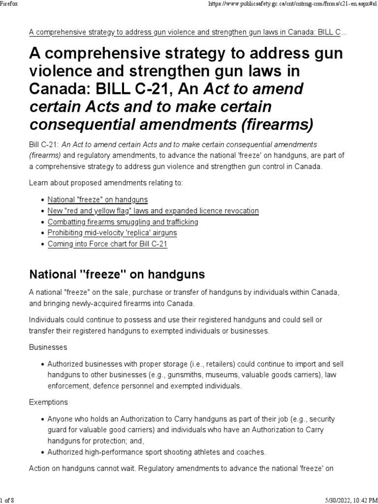 A Comprehensive Strategy To Address Gun Violence and Strengthen Gun ...
