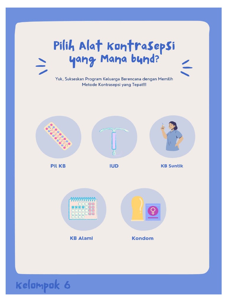 Kelompok 6 (LEAFLET KONTRASEPSI) | PDF