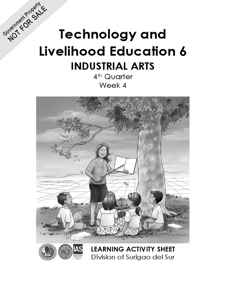 Technology and Livelihood Education 6: Industrial Arts | PDF ...