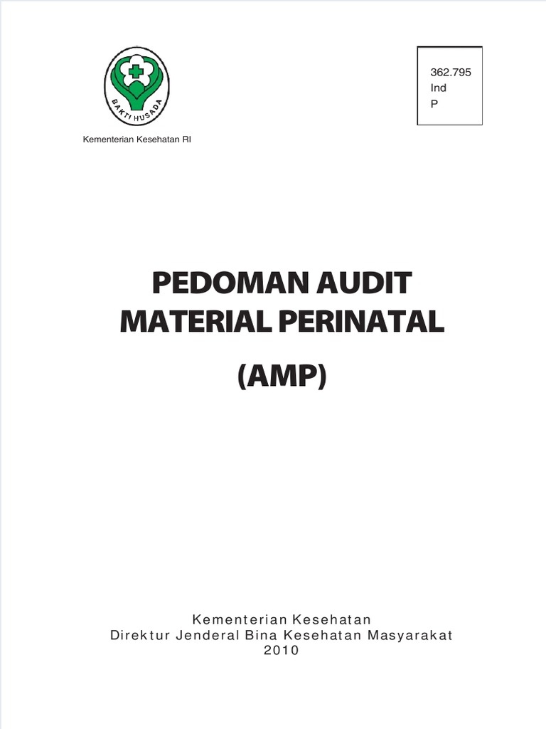 Pedoman Audit Maternal Perinatal | PDF | Bisnis