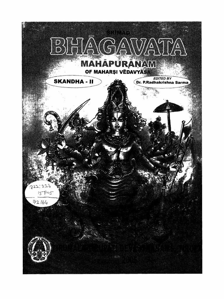 Srimad Bhagavatamahapuranam Skanda II | PDF Srimad Bhagavatamahapuranam Skanda II | PDF
