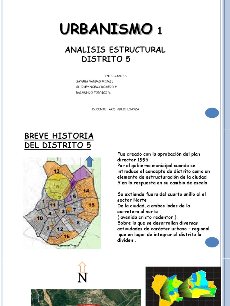 Análisis del Distrito 5 en Santa Cruz | PDF | Calle | Deportes