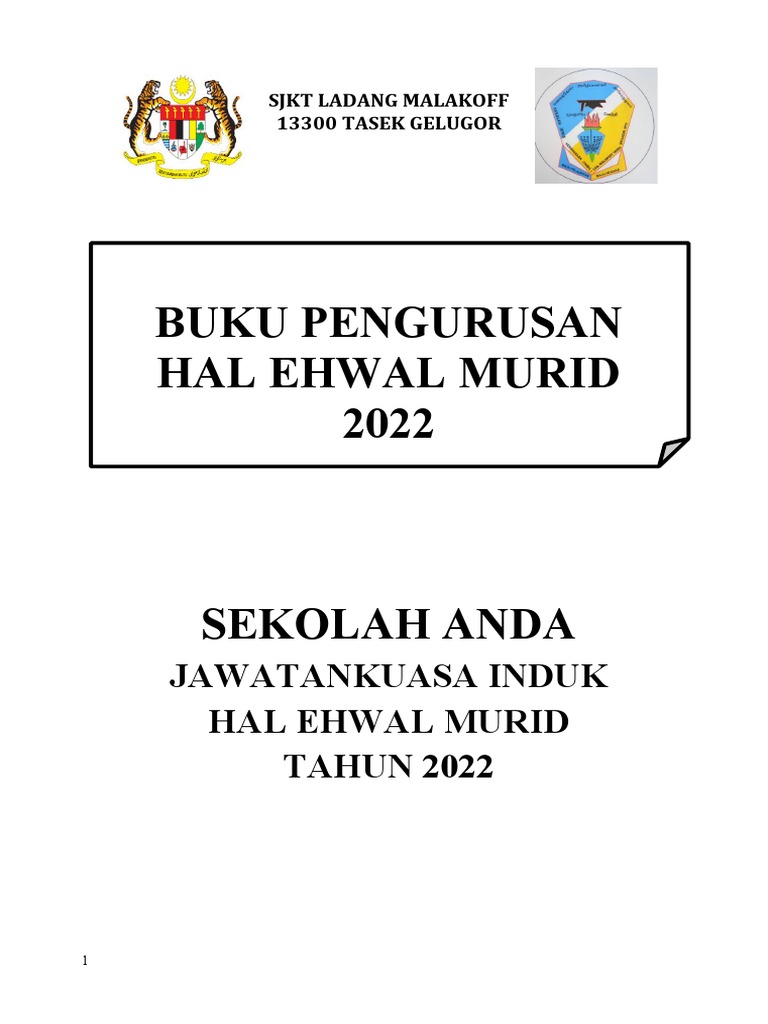 Buku Pengurusan Hal Ehwal Murid Dan Perancangan 2022 | PDF