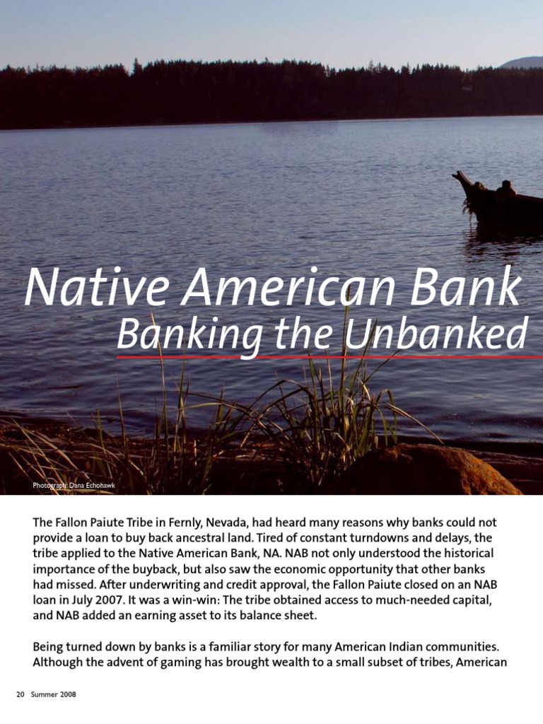 Banking The Unbanked: Native American Bank | PDF | Banks | Deposit Account