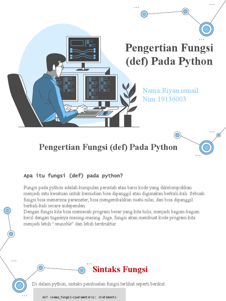 Fungsi (Def) Python | PDF
