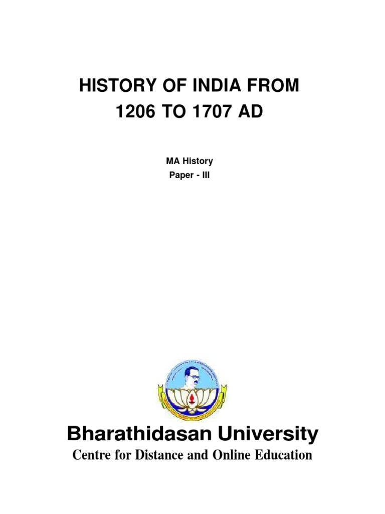 History of India From 1206 To 1707 AD | PDF | Mughal Empire | Coins