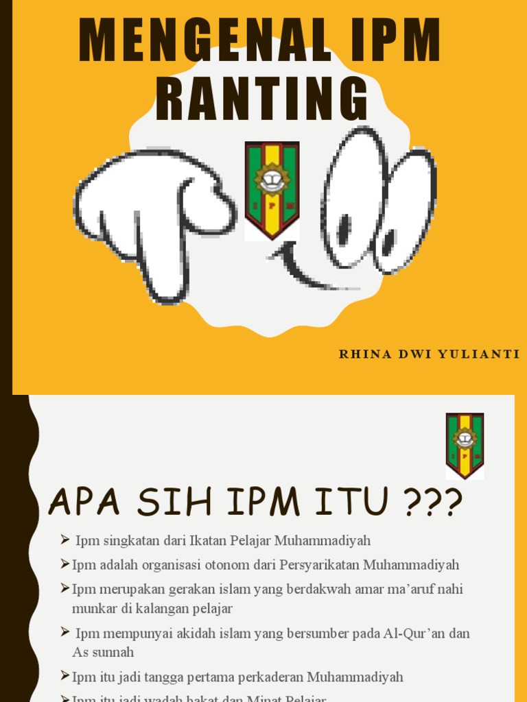 Mengenal IPM Ranting | PDF