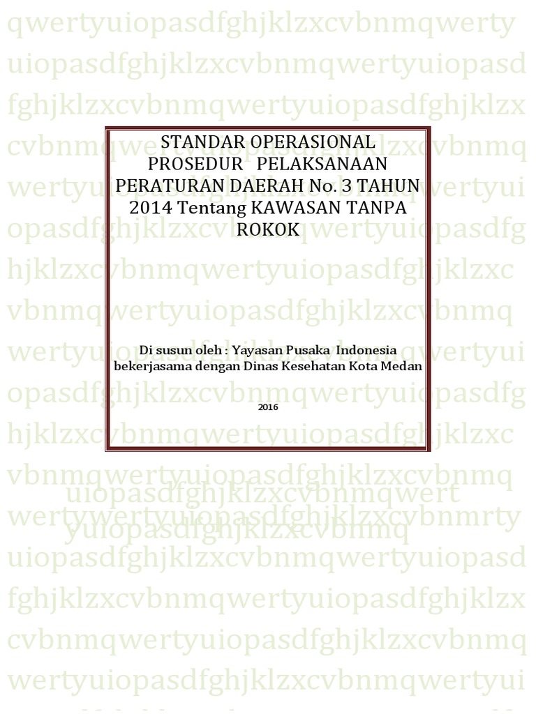 SOP Implementasi KTR | PDF