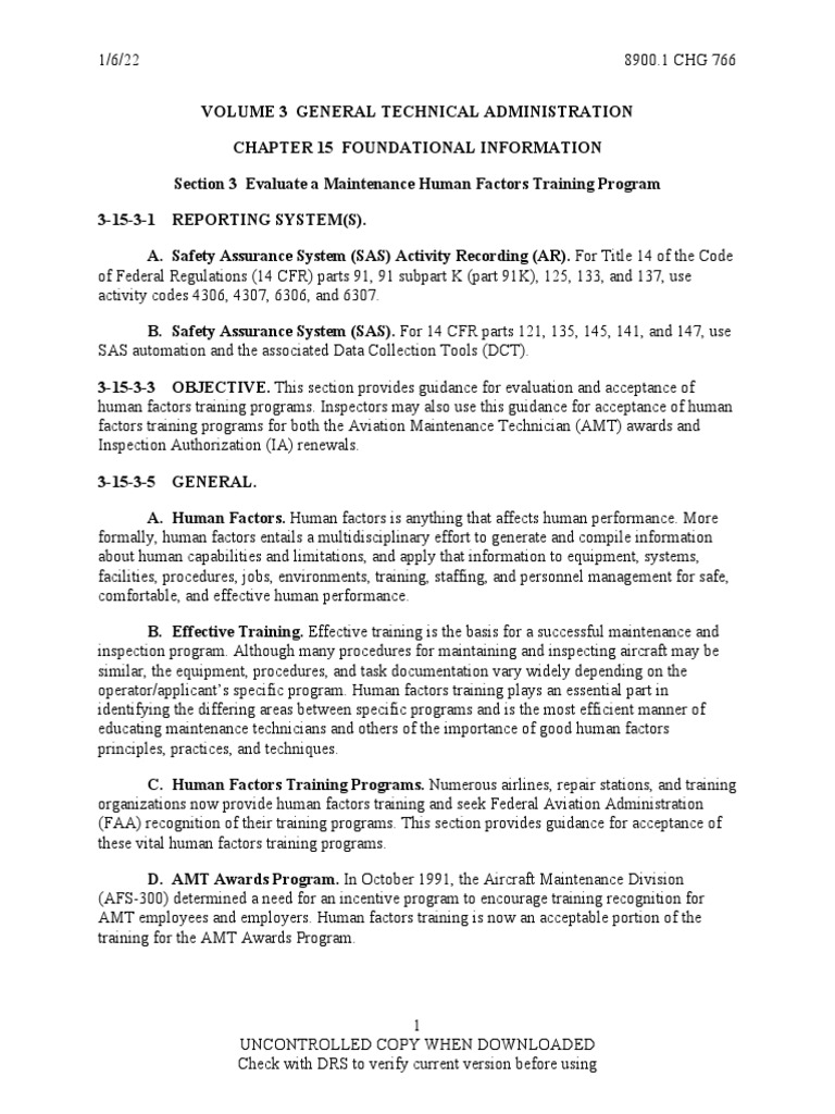 FAA Syllabus 03 015 003 | PDF | Human Factors And Ergonomics | Federal Aviation Administration