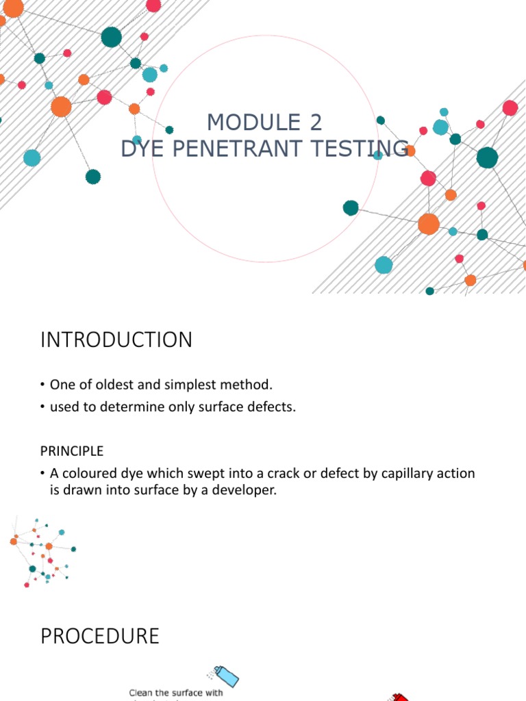 Module 2 PDF Liquid Penetrant Testing | PDF | Materials Science | Chemistry