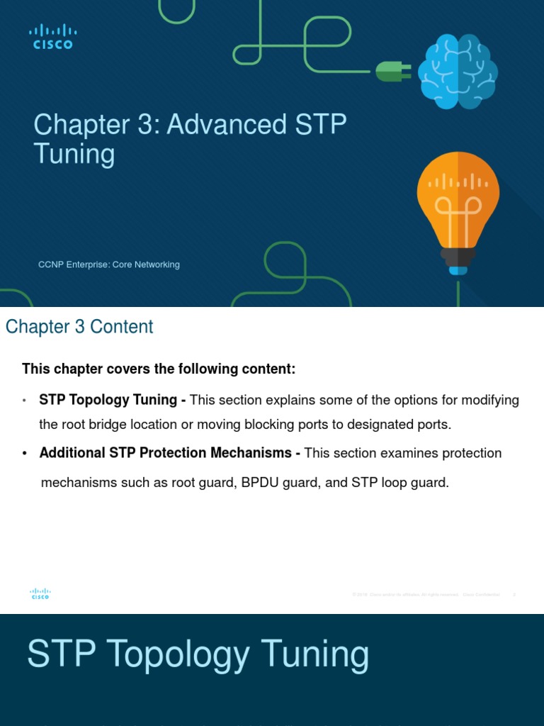 Chapter 3: Advanced STP Tuning: CCNP Enterprise: Core Networking | PDF ...