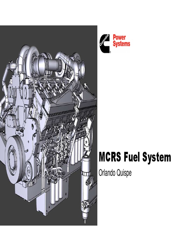 MCRS Fuel System | PDF | Bienes manufacturados | Motores
