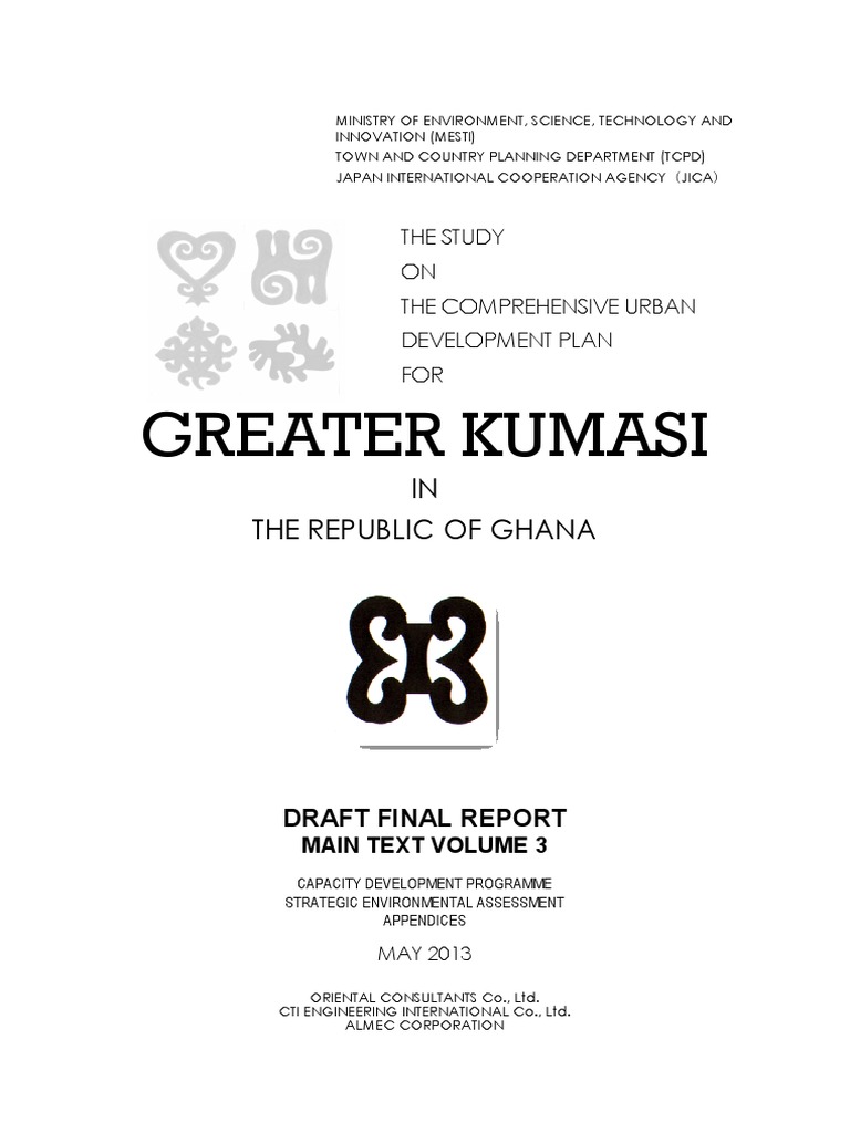 Urban Plan for Greater Kumasi | PDF | Capacity Building | Internal Control