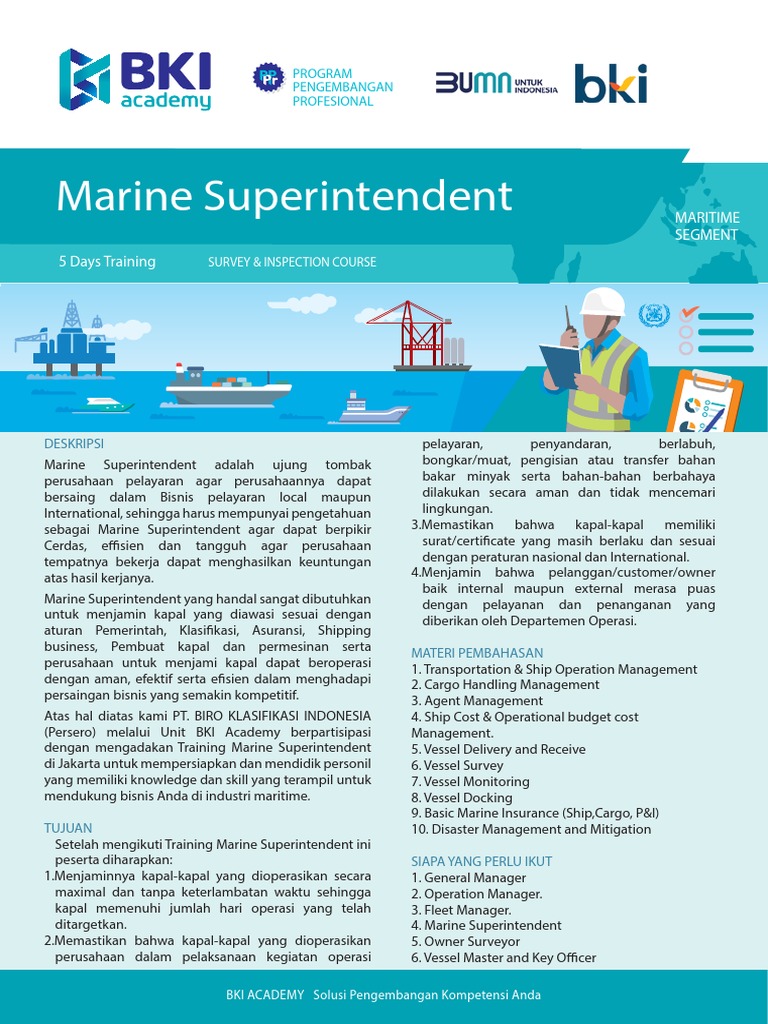 Syllabus Marine Superintendent | PDF