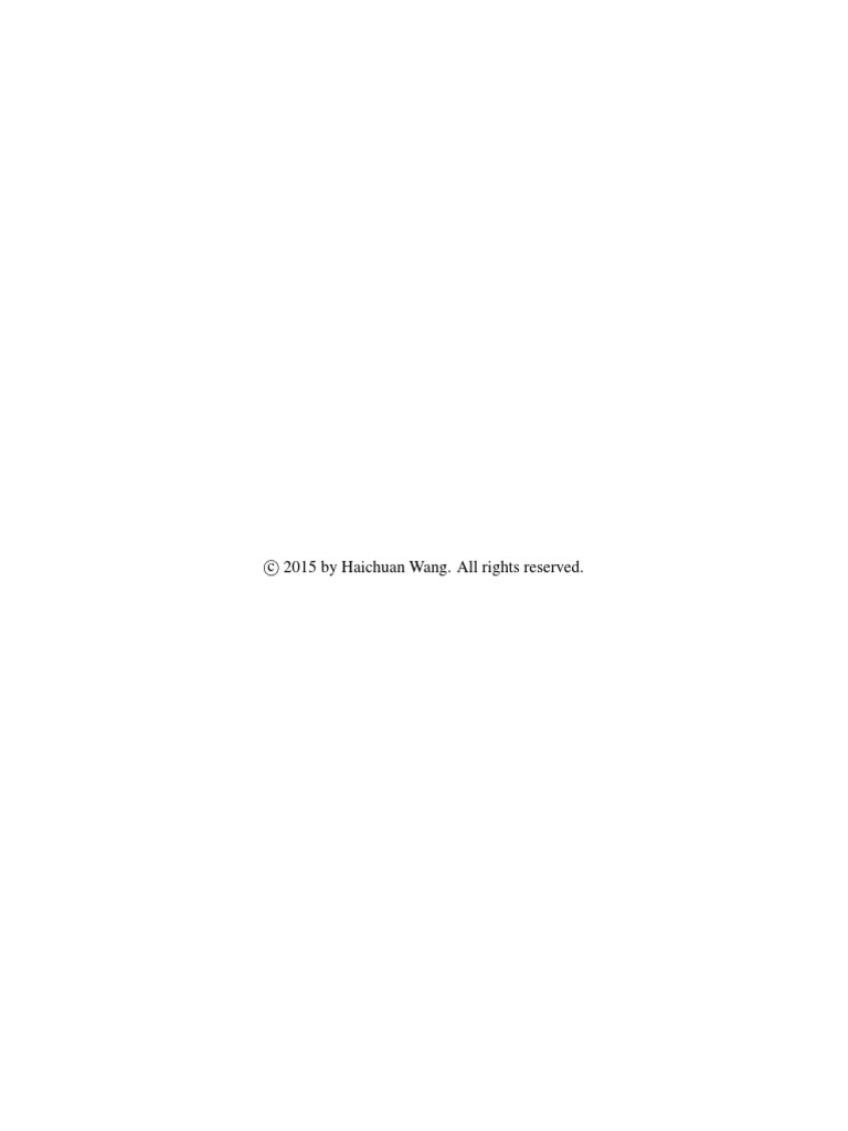 Wang Dissertation 2015 | PDF | Variable (Computer Science) | Data Type