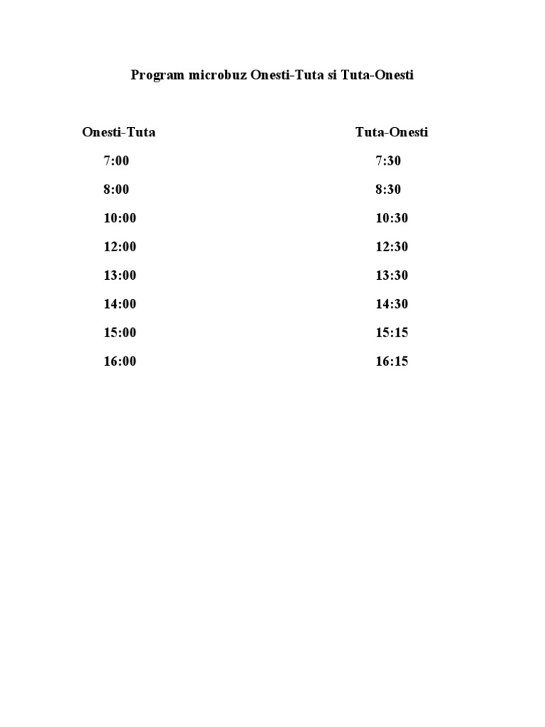 Program Microbuz Onesti Tuta Pdf