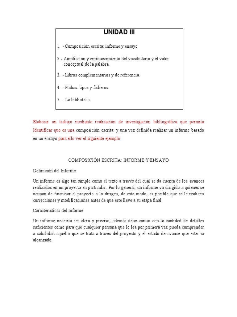 Composicion Escrita | PDF | Vocabulario | Ensayos